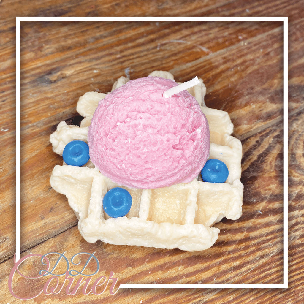 Waffle Shaped Candle - D&D's Corner
